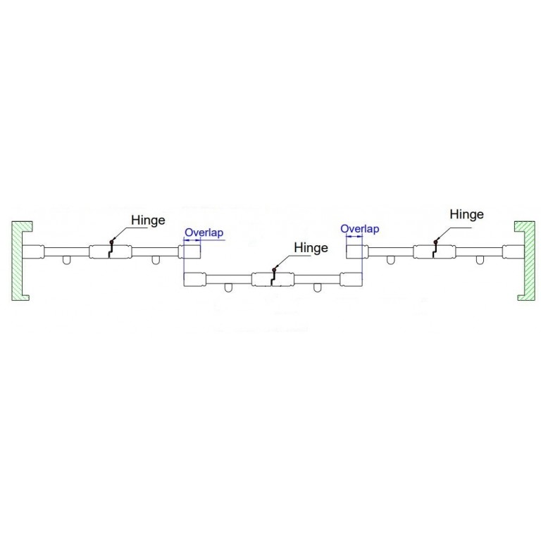 Premium Bypass Sliding Poly Shutter from Direct Buy Blinds